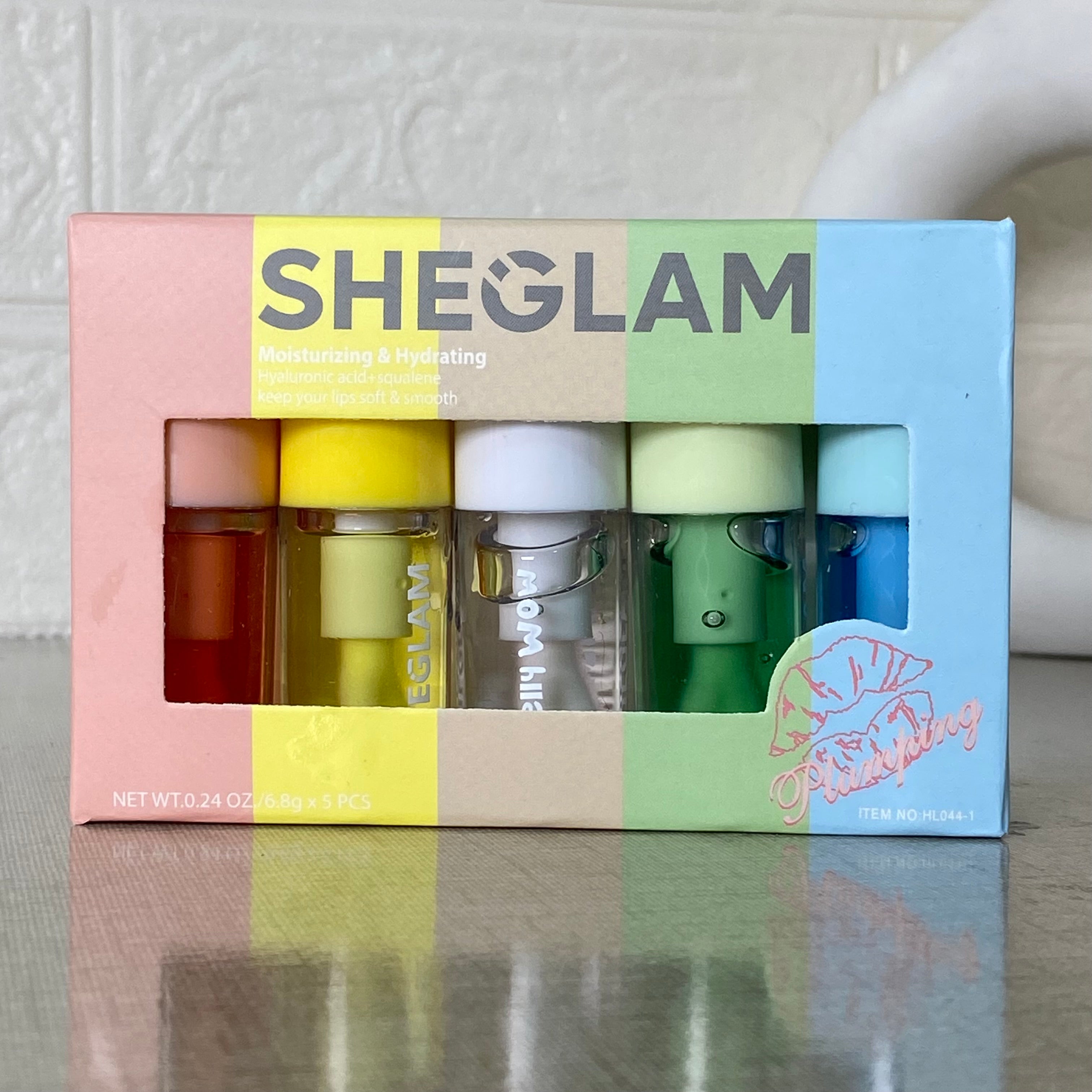sheglam Jelly Wow Hydrating Lip Oil – Transparent Glossy (full bundle